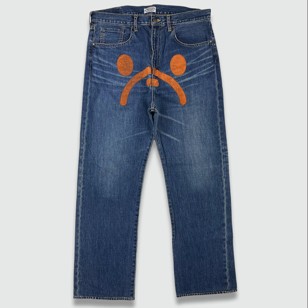 Bape Sad Face Jeans (W35 L30) – PASTDOWN